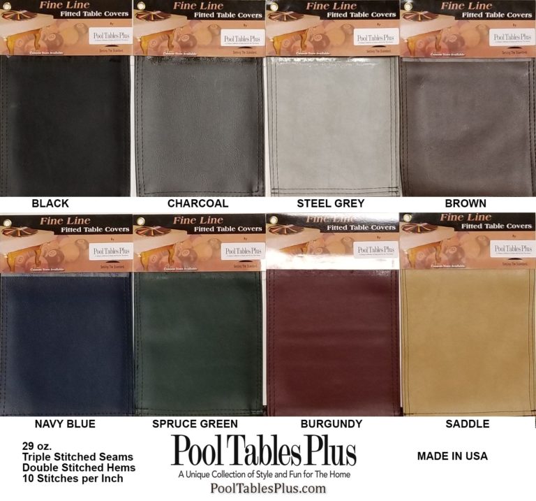 Custom Fitted Pool Table Cover – USA
