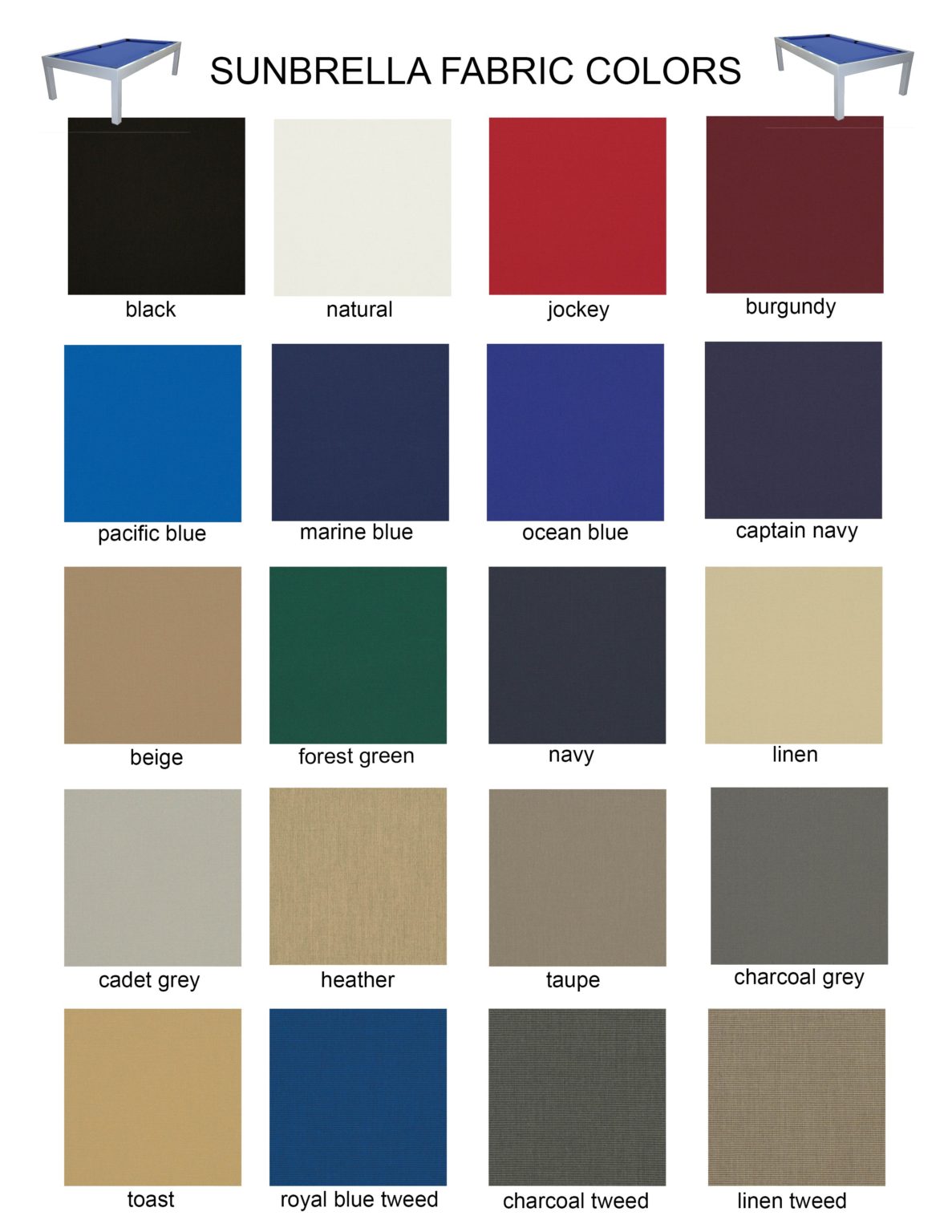 Horizon Outdoor Pool Table