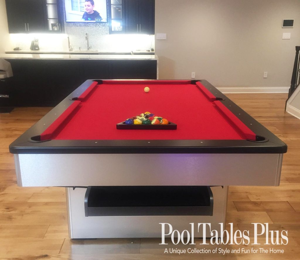 Olhausen Monarch Brushed Aluminum Pool Table-Shop Olhausen Pool Tables