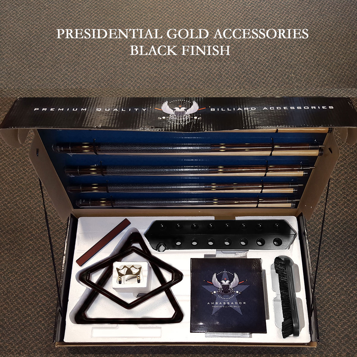 Presidents Accessory Kit – Black