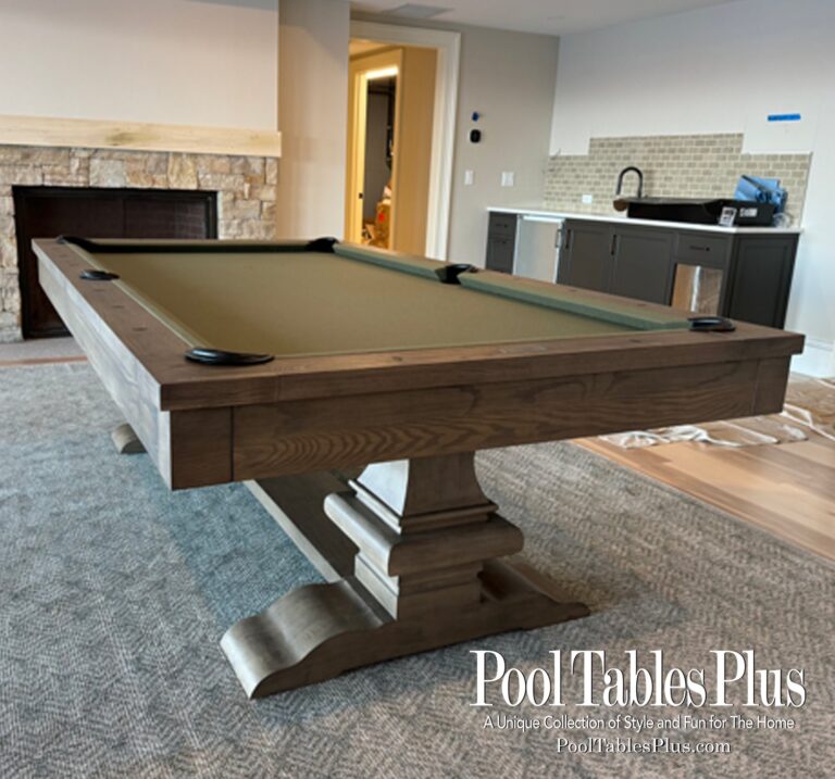 Beaumont pool table by Plank and Hide