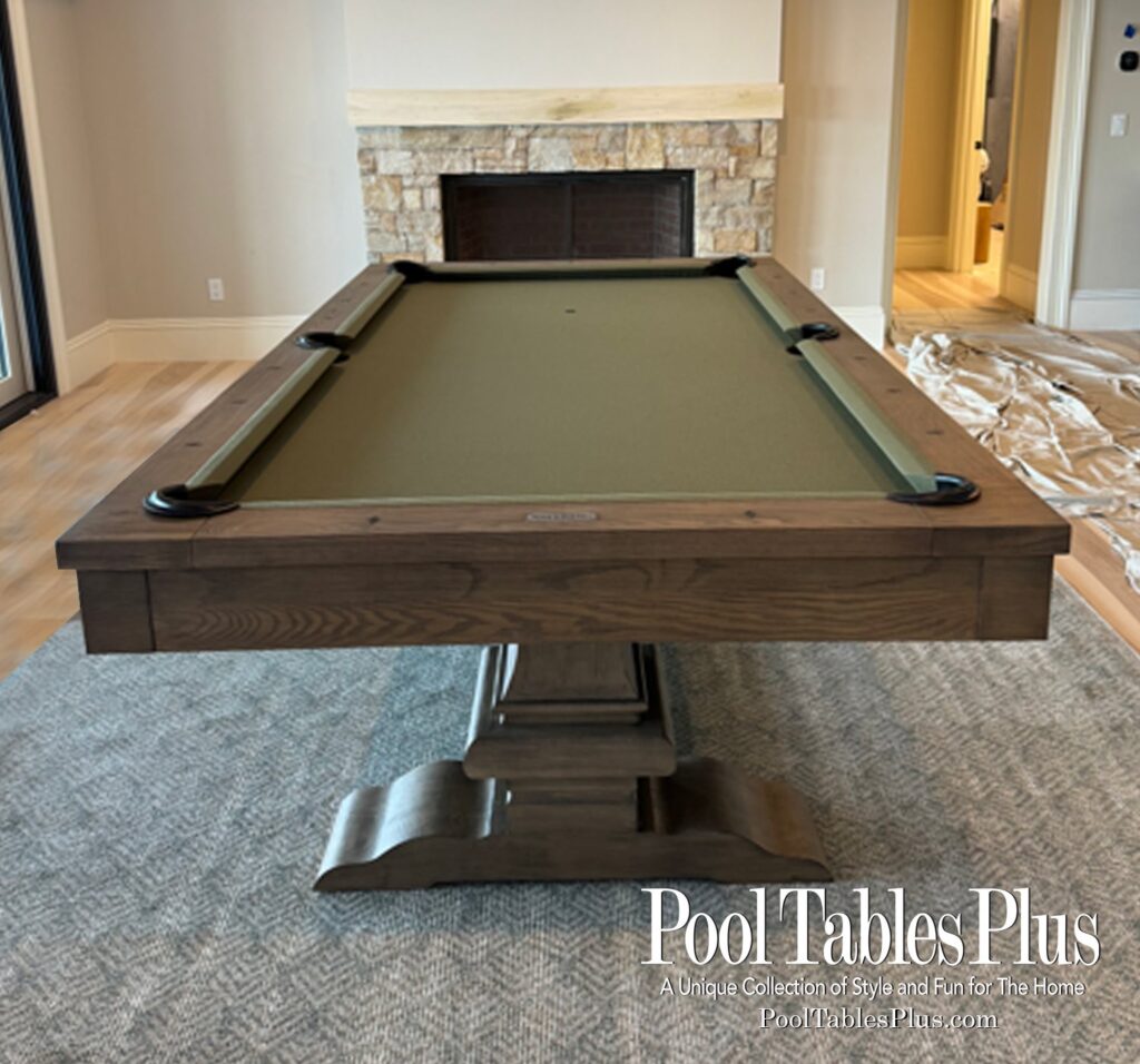 Beaumont pool table by Plank and Hide