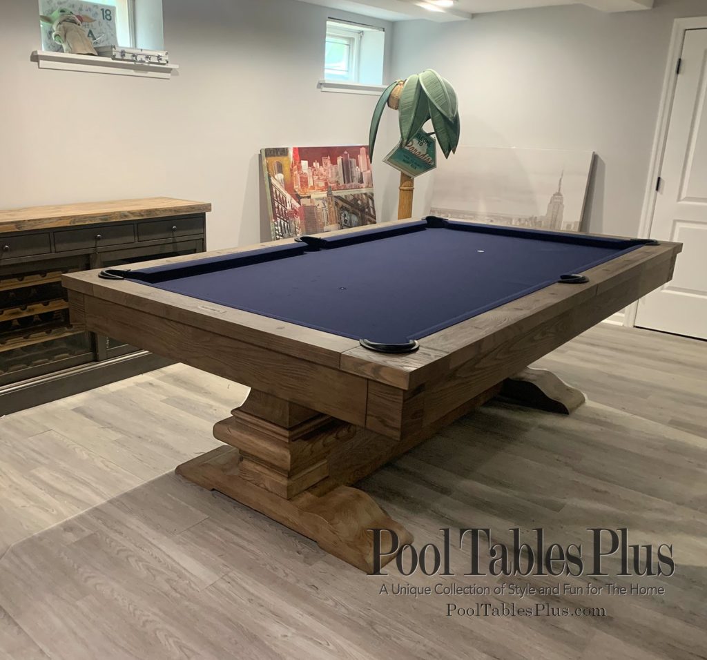 Beaumont pool table by Plank and Hide