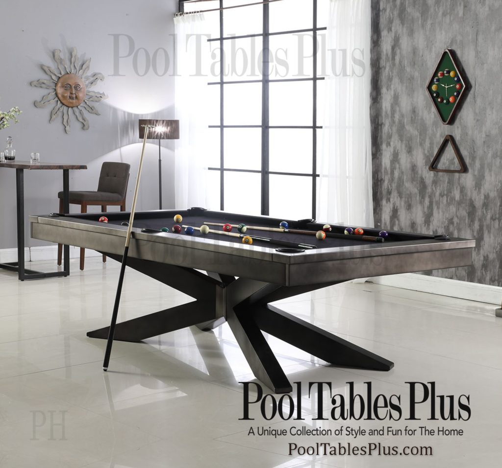 Spider 8′ Industrial Steel Pool Table