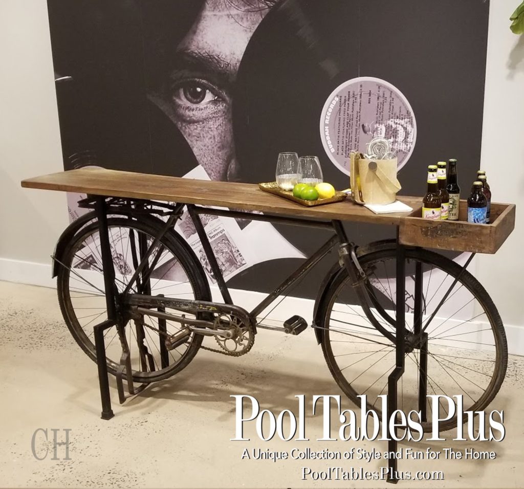 unique one of a kind bar table