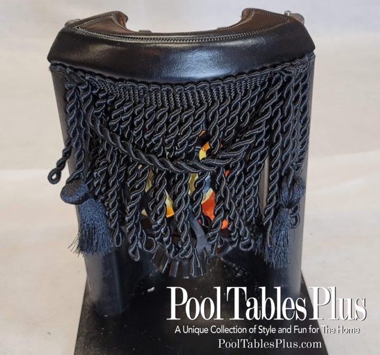 #6 Pockets in Black with fringe