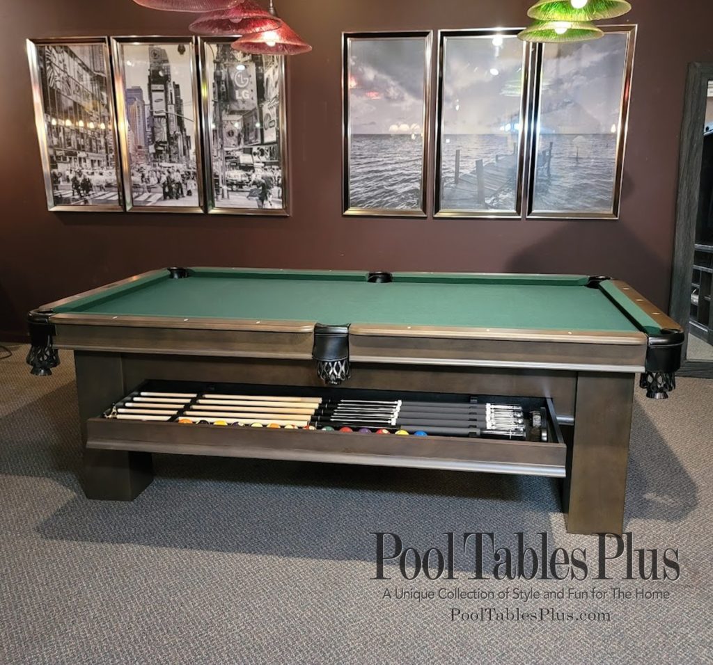 Elijah 8′ Pool Table with Drawer