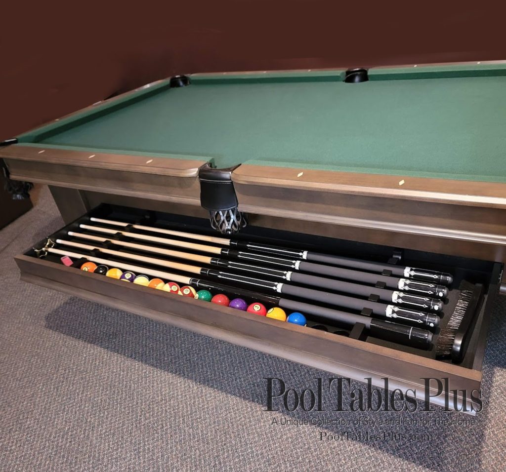 Elijah 8′ Pool Table with Drawer