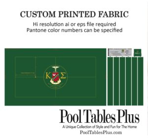 Custom Printed Pool Table Cloth